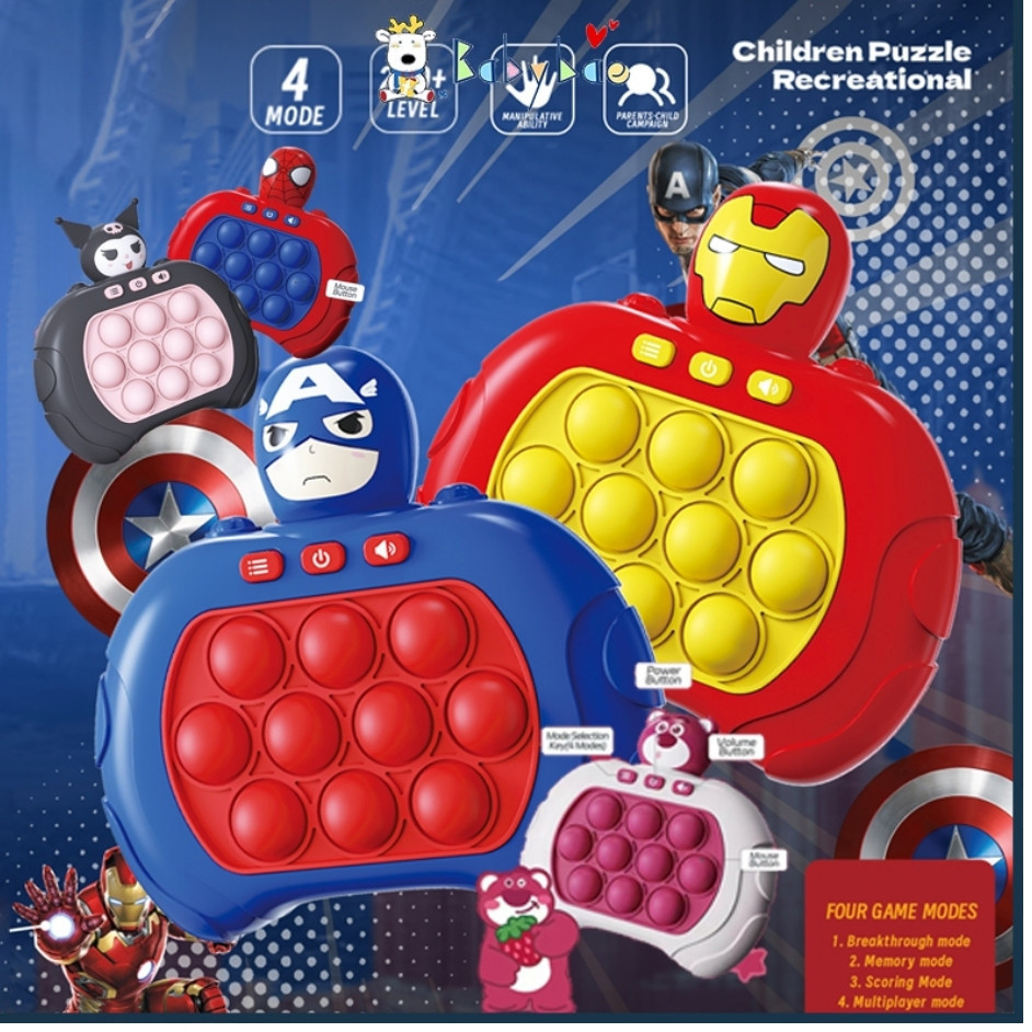 Quick push game Pop It Game machine Fast Push Pop It Toys 200 level ...