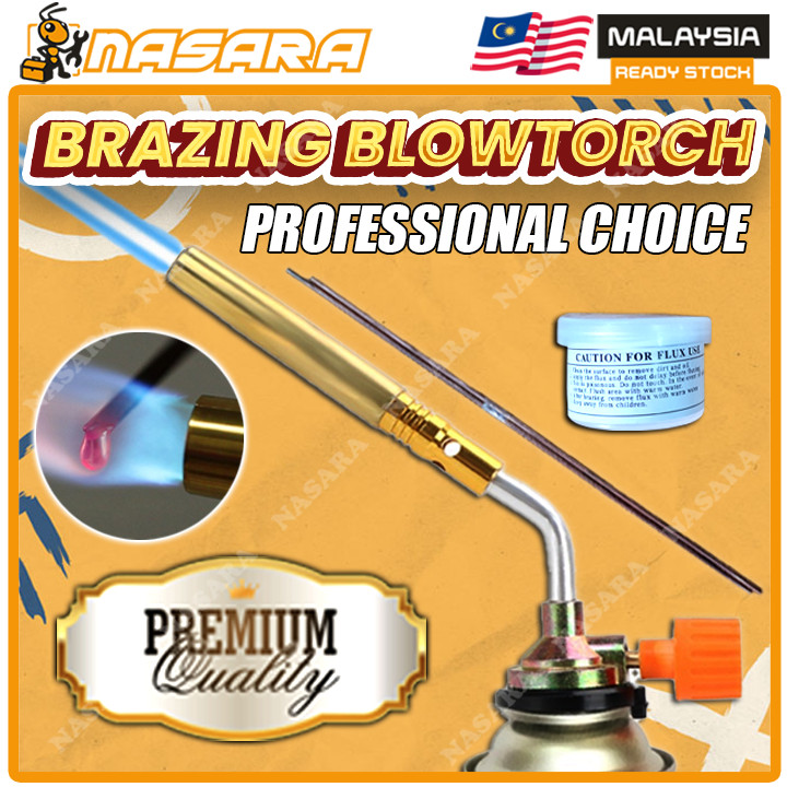 Nasara High Quality Copper Blow Torch Brazing Welding Fire Maker Flame ...