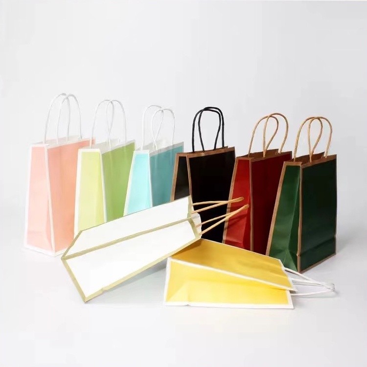Plain Colour Craft Paper Bag Birthday Wedding Gift Doorgift Shopping ...