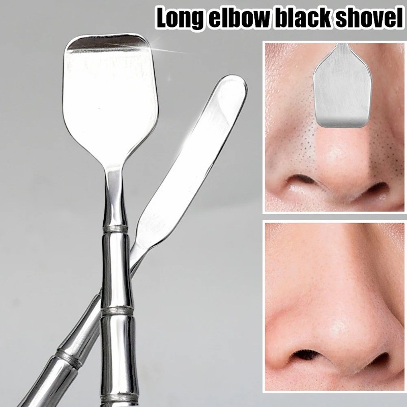 Blackhead Remover Shovel - 2in1 Facial Scraping Cleaning Long Elbow ...