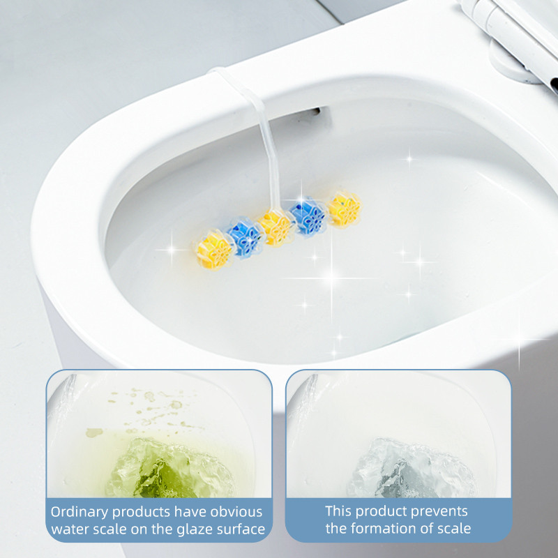Hanging Toilet Ball Freshener Bathroom Deodorizer Bubble Cleaning ...