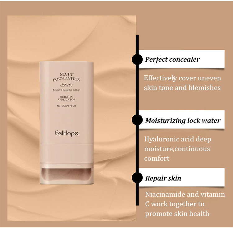 Longlasting makeup setting foundation Moisturizing effect Light and ...