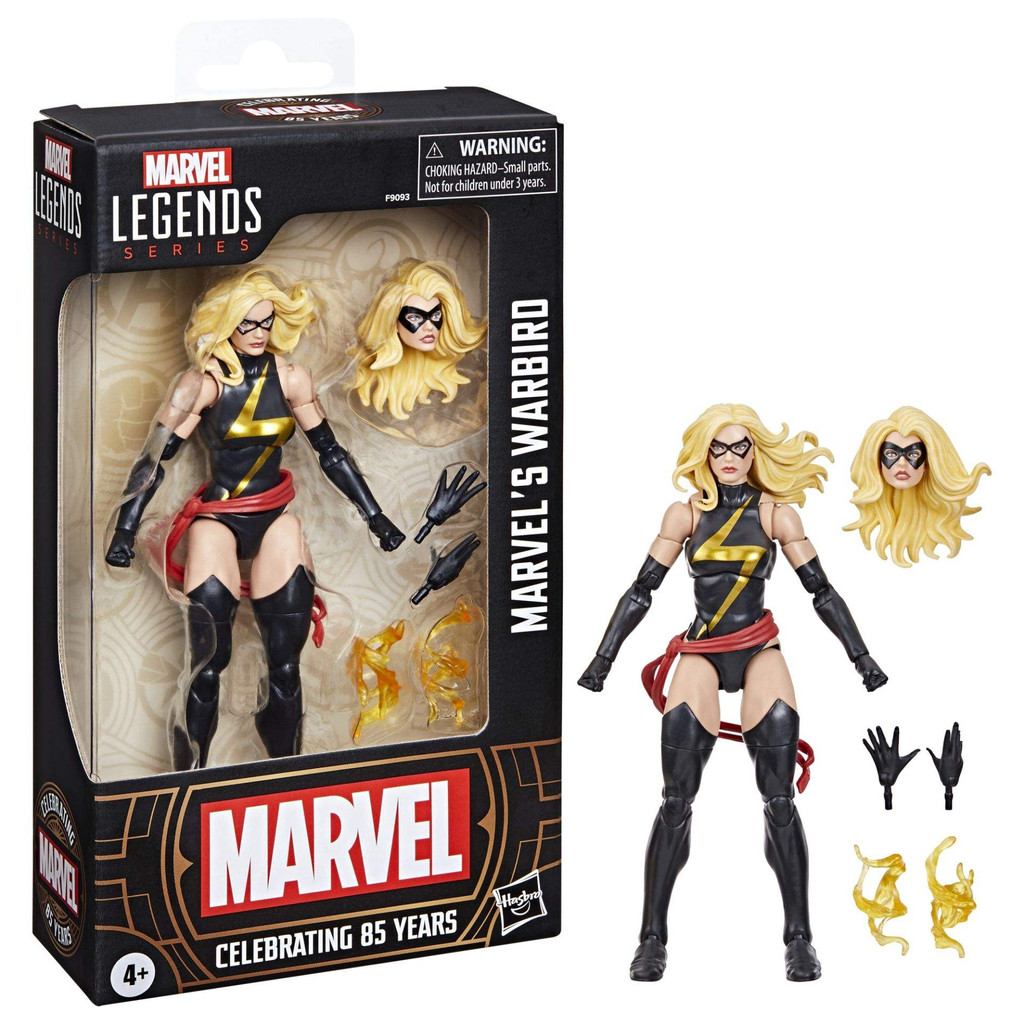 Hasbro Marvel Legends 85th Anniversary Captain Marvel Warbird 6 Inches ...