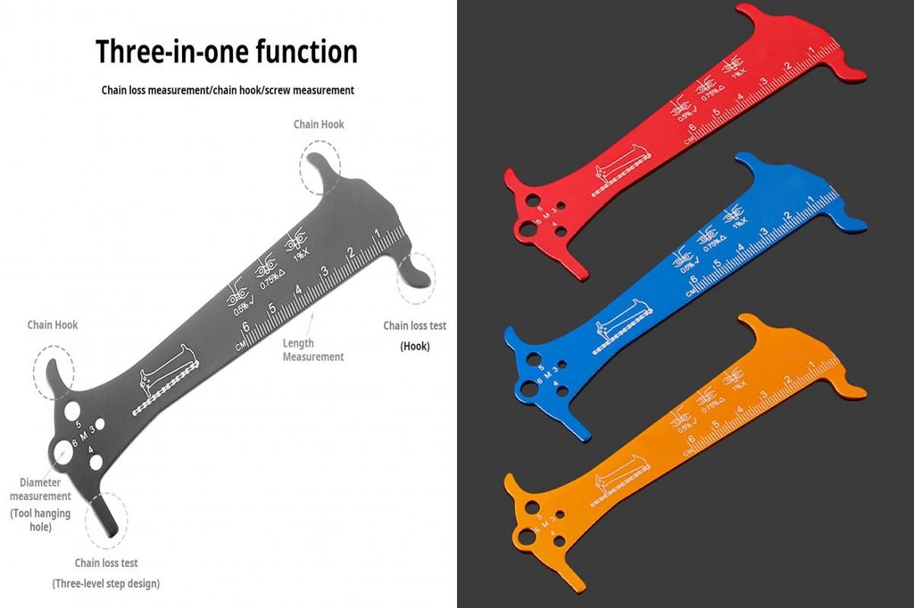 Bicycle Chain Wear Gauge Chain Checker Tool Mtb Road Bike Chain Wear ...