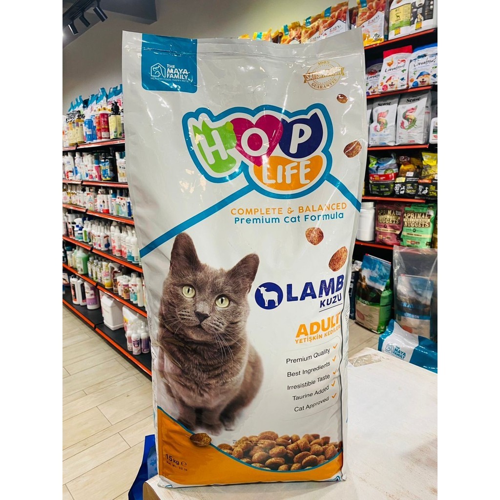 HOP LIFE LAMB ADULT CAT FOOD 15KG MAKANAN KUCING / 猫粮 | Shopee Malaysia