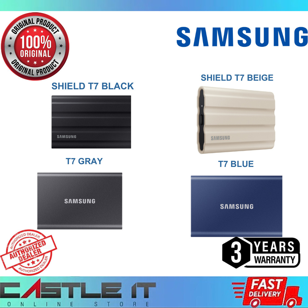 Samsung T7 T7 Basic T7 Shield SSD External USB 3.2 Gen2 500GB 1TB 2TB ...