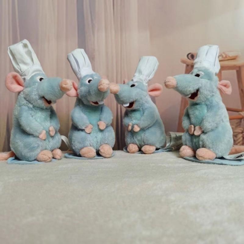 Anime 15cm Ratatouille Chef Remy Magnetic Plush Toy Room Decora Doll ...