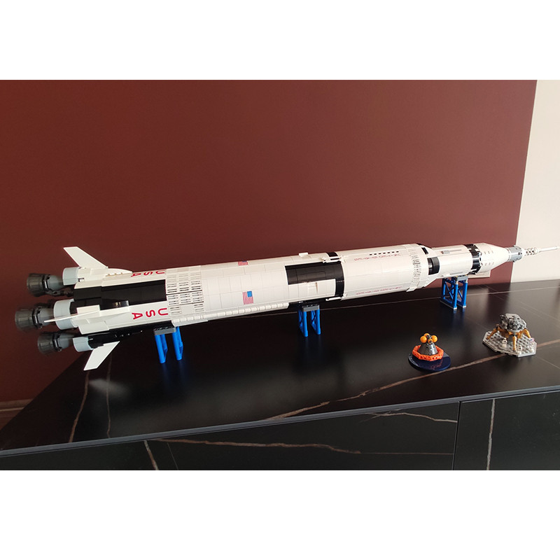 92176 Building Blocks Space Rocket The Apollo Saturn V Idea Series ...