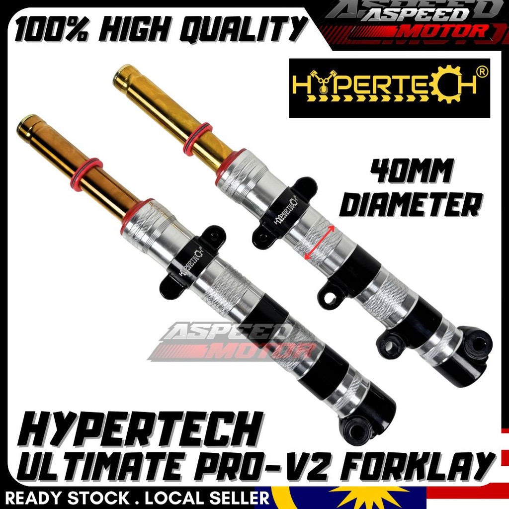 HYPERTECH ULTIMATE FORK LAY PRO-V2 LOWER 1.5INCH Y15ZR Y16ZR BLACK GOLD ...