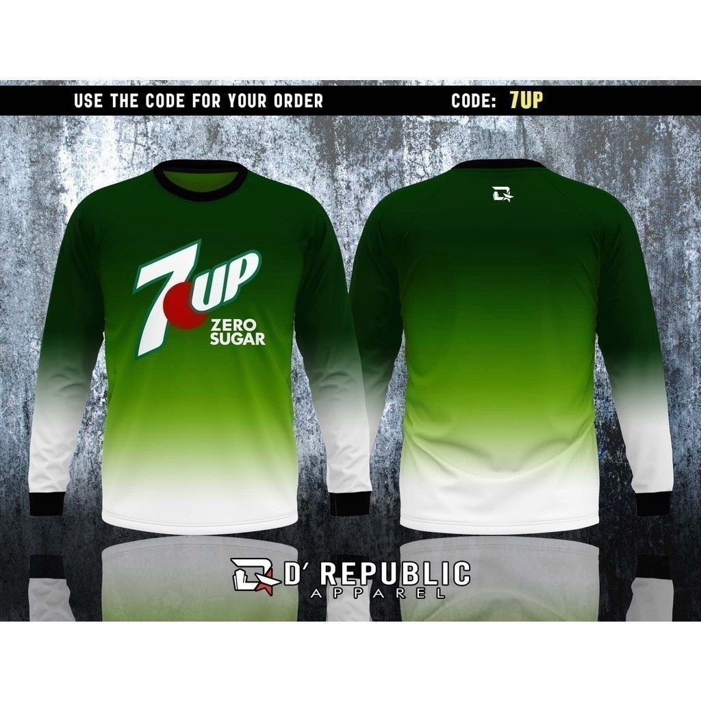 2025 7up Riding Aircool Jersey Long Sleeves Drifit Cycling Ride ...