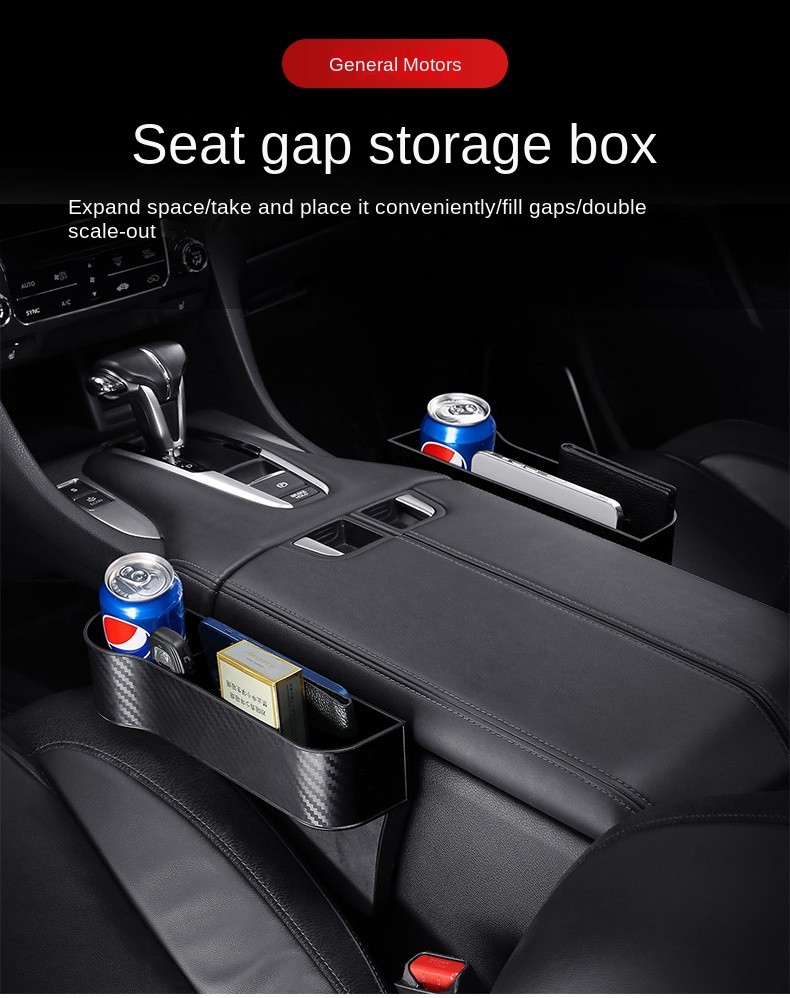 Car Seam Organizer Interior Supplies Cup Holder Center Control Pocket ...