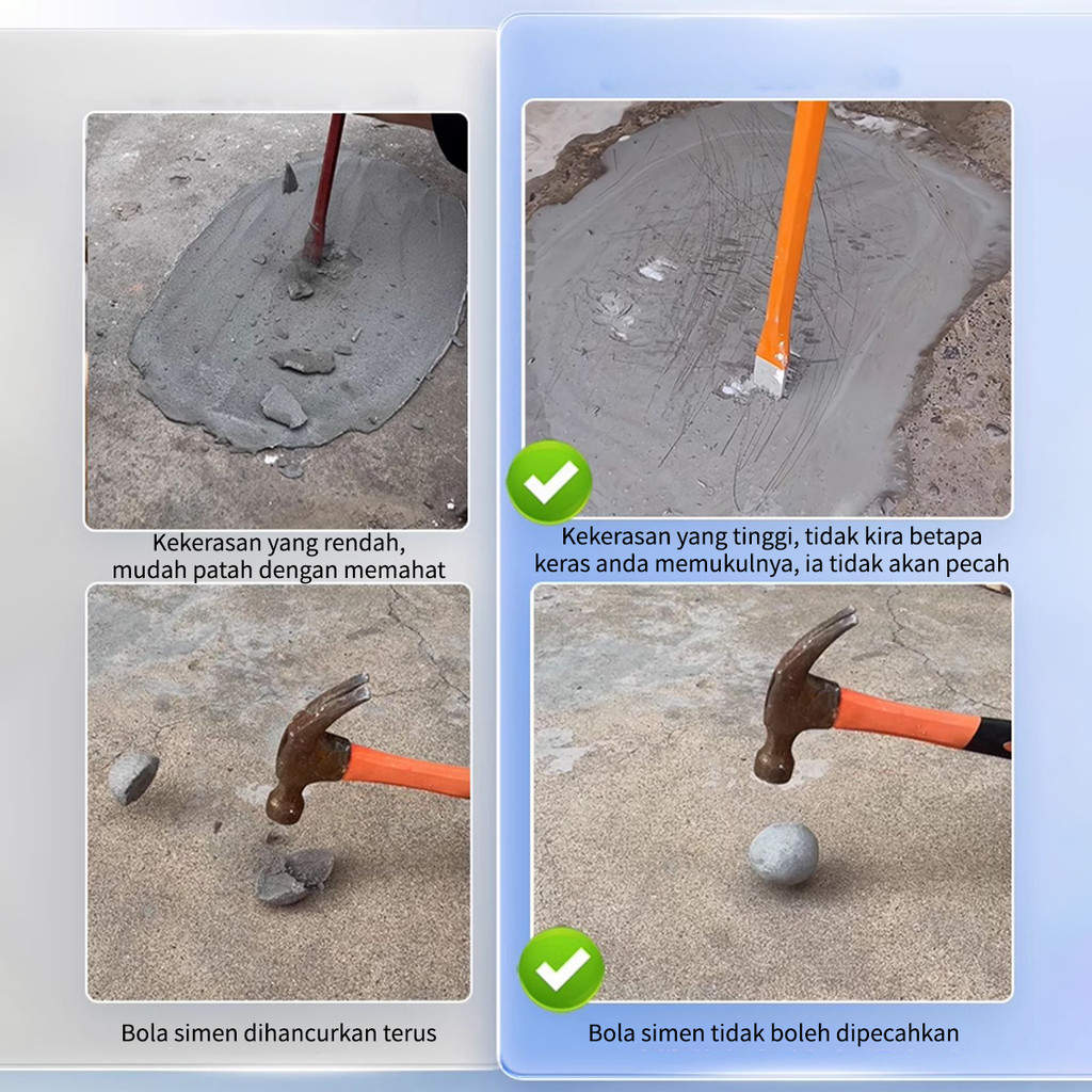 1KG Quick Drying Cement 3 Minit Simen Kalis Air Cepat Kering Waterproof ...