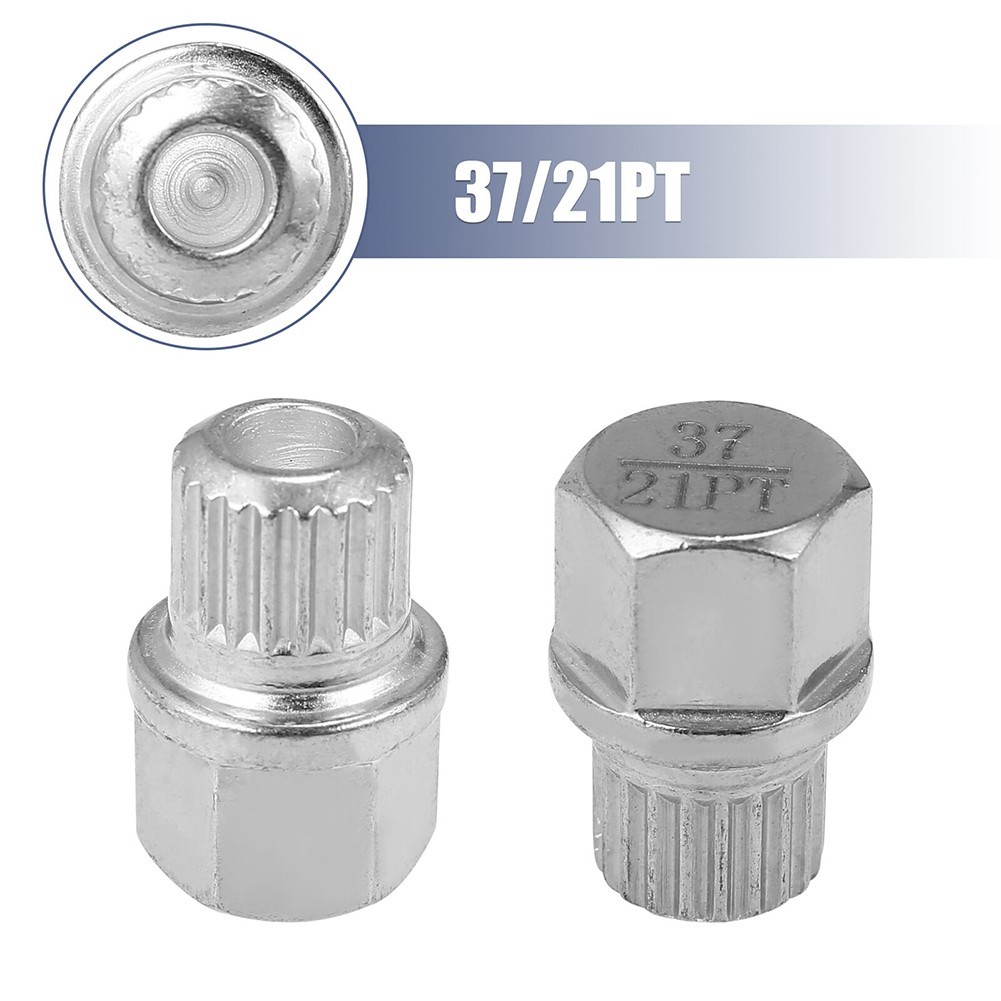 【JDZH】37/21PT Hollow Car Anti Theft Wheel Lock Lug Nut Screw Removal ...