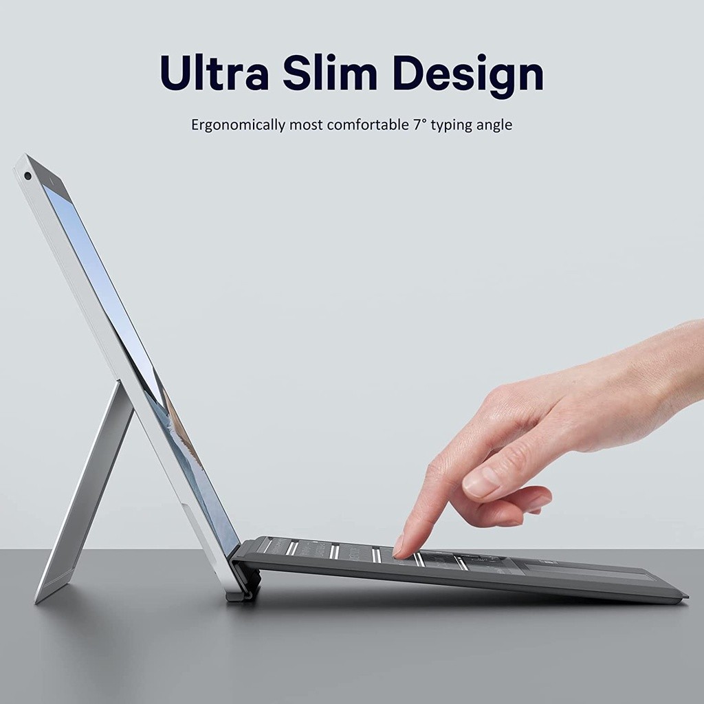 Papan Kekunci Wireless Bluetooth Keyboard for Microsoft Surface Pro 3 4 ...
