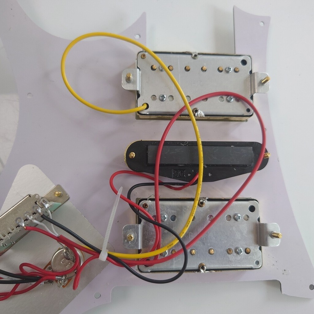 Prewired Pickguard Ibanez RG Guitar HSH Pickups Multifunction Switch 5 ...