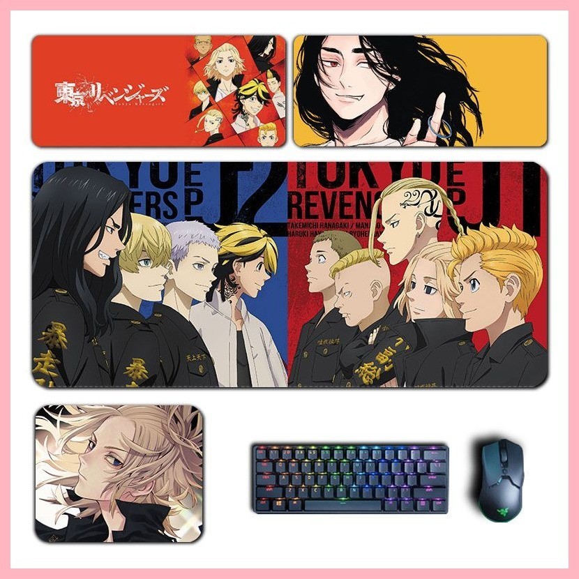 Mouse Pad Tokyo Revengers Draken Mikey Baji Mitsuya Takemichi Tokyo ...