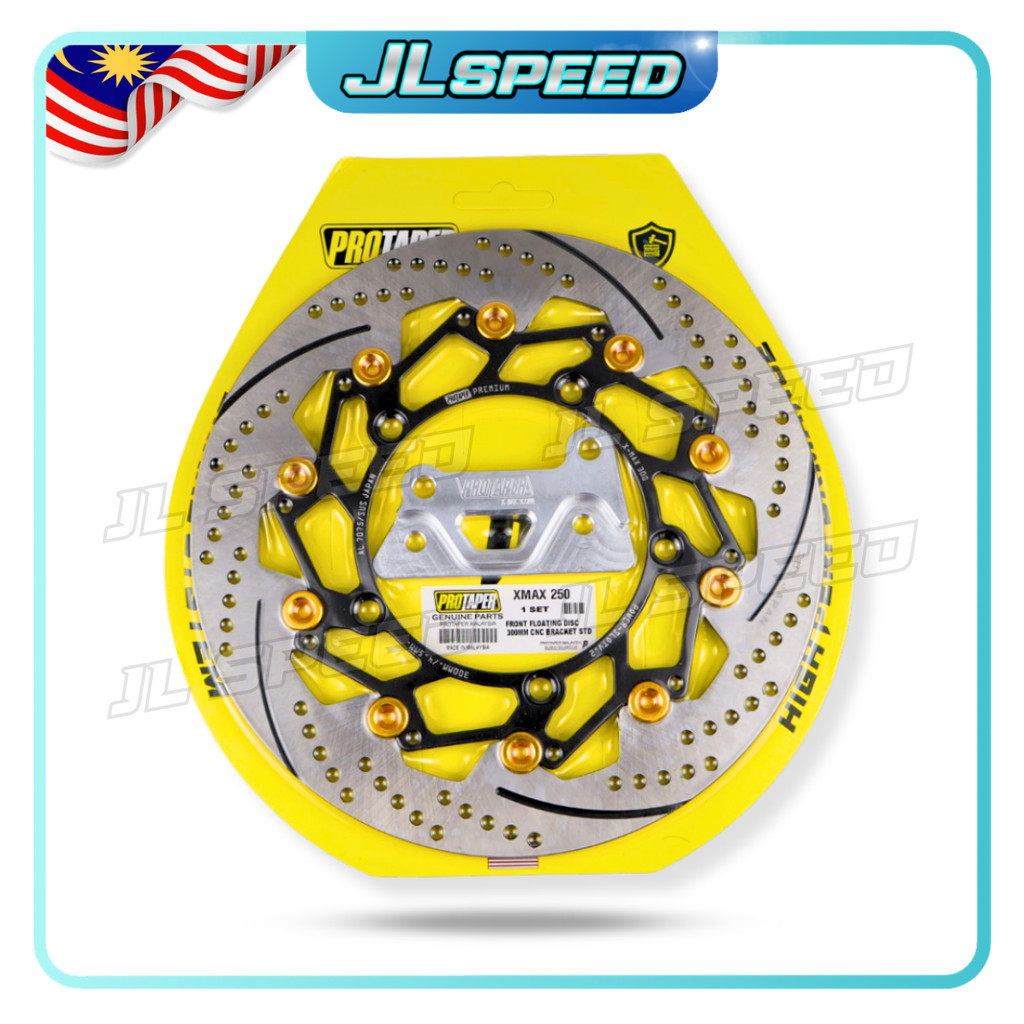 PROTAPER YAMAHA XMAX 250 / XMAX 300 (300mm) Cnc Floating Front Disc ...
