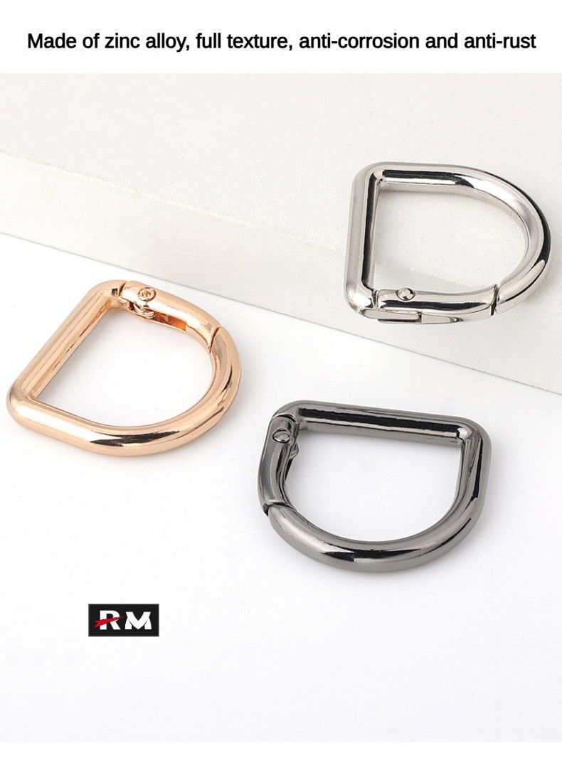 [No Stitching]D-Shaped Spring Ring For Bags 19bag Handbag Crossbody ...