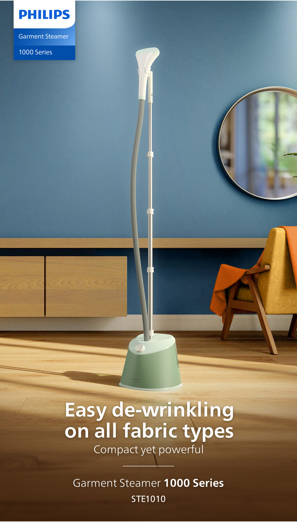 [NEW MODEL] PHILIPS Garment Steamer 1000 Series STE1010/70 STE1030/20 ...