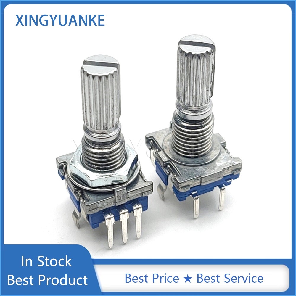5Pcs/lot Flower Shaft 20mm Rotary Encoder Coding Switch EC11 Digital ...