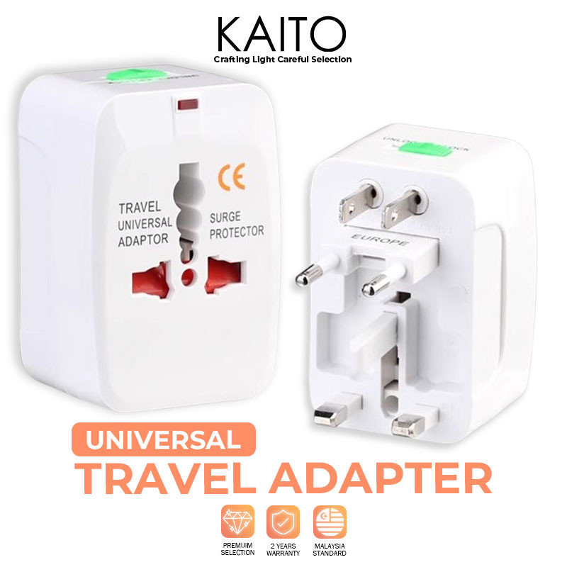 3-Pin Universal Adapter Plug Head UK 3 Pin Malaysia China Plug Socket ...