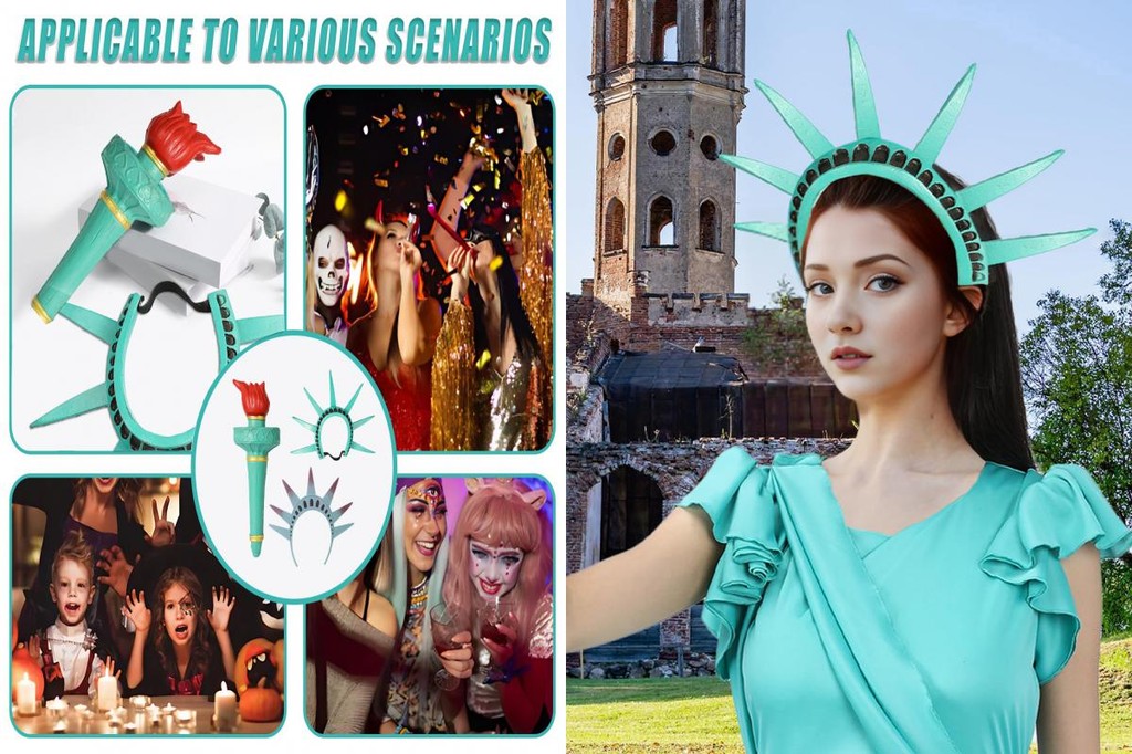 [chea] Historic Symbol Cosplay Headwear Flexible Headband Statue of ...