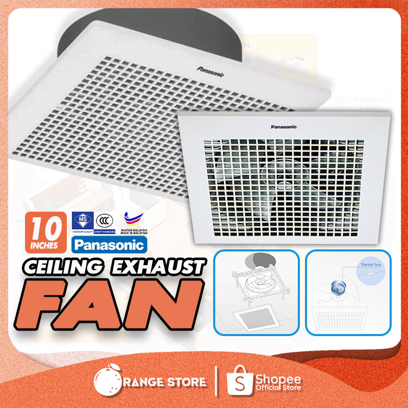 PANASONIC Ceiling Mount Ventilating Fan FV-25TGU3 10IN 25CM Room Indoor ...