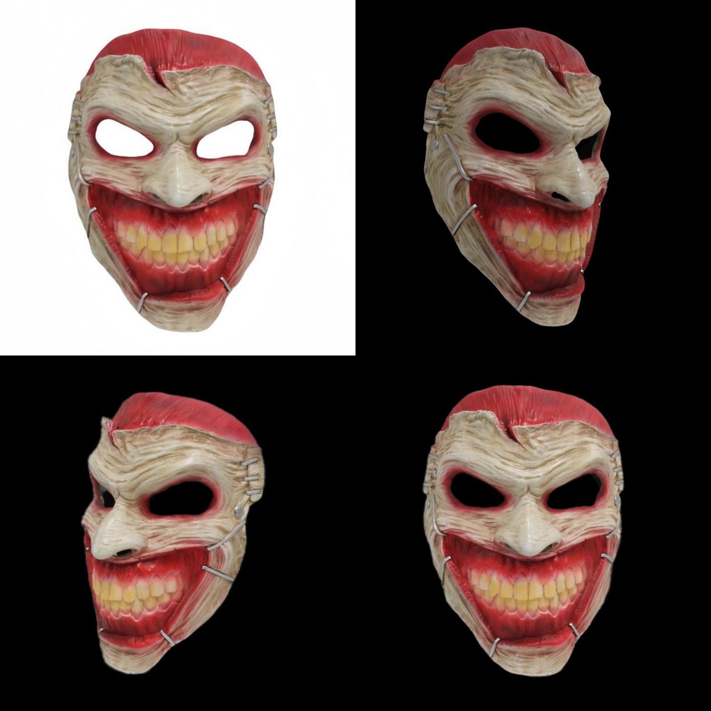 Resin Dead Clowns Mask Role Play Prop For Halloween And Themed Escape ...