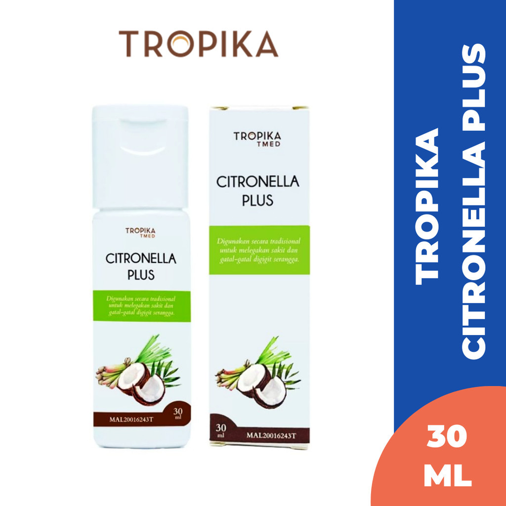 TROPIKA Citronella Oil Plus Untuk Halau Nyamuk/ Semut/ Serangga ...
