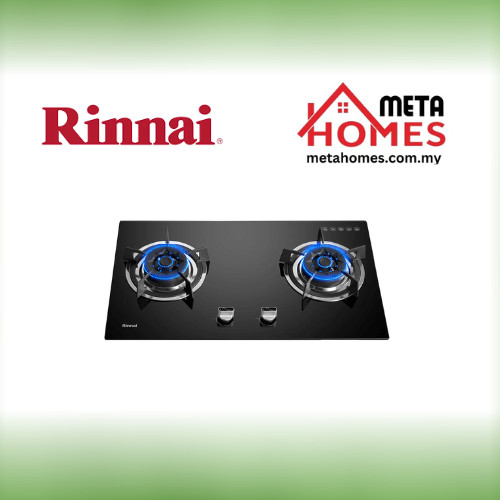 Rinnai 5.0kW 2 Burner Flexi Hob Built In Gas Hob (Glass) RB-782G ...