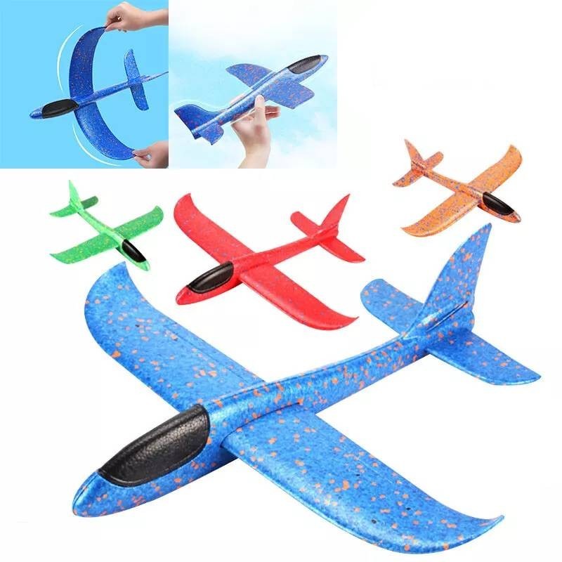 Foam Static Diy Airplane Toy Hand-thrown Glider Model Children For Boys ...