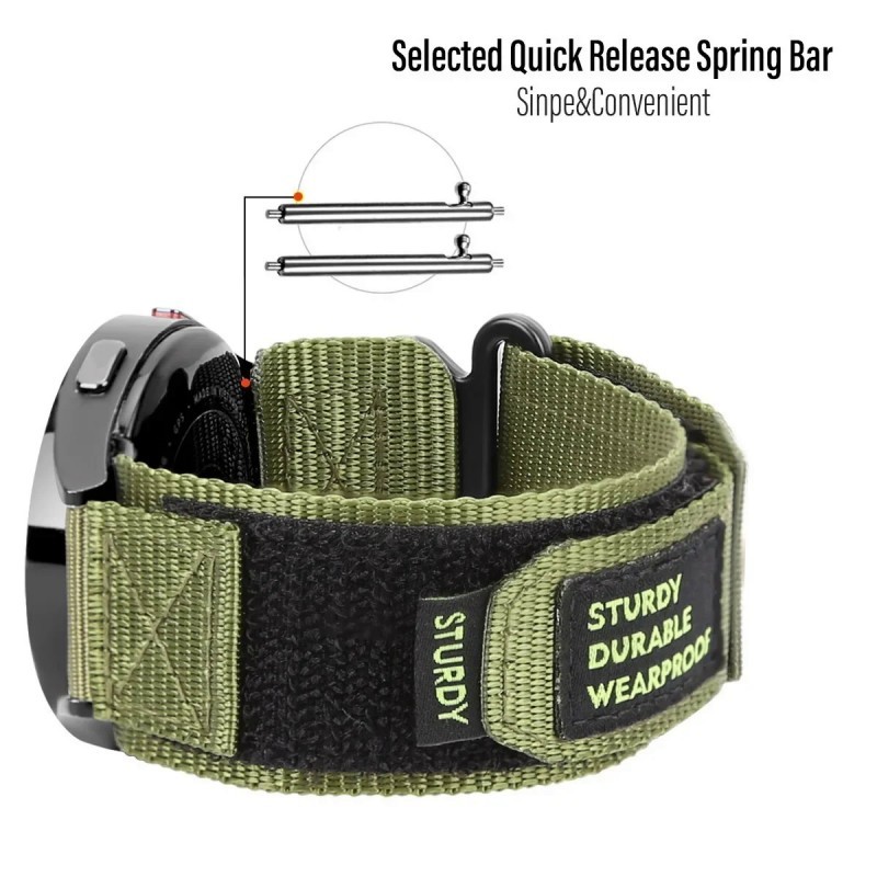 20 22mm nilon tali untuk polar vantage V3 V2 M2 wristband X2 Pro Titan ...