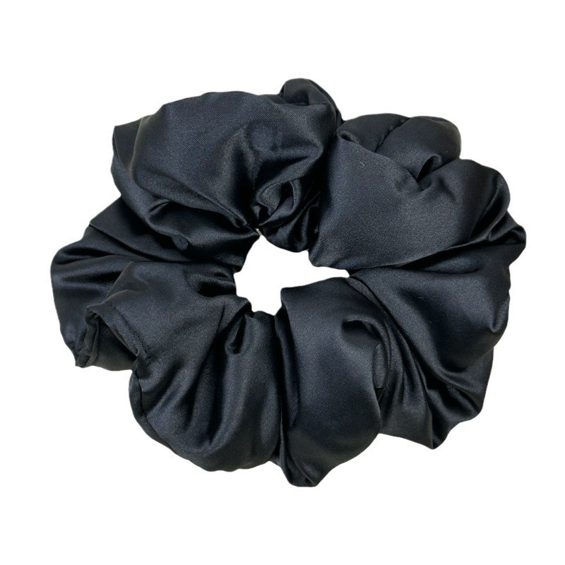 French lazy satin pillow large intestine hair band high sense retro ...
