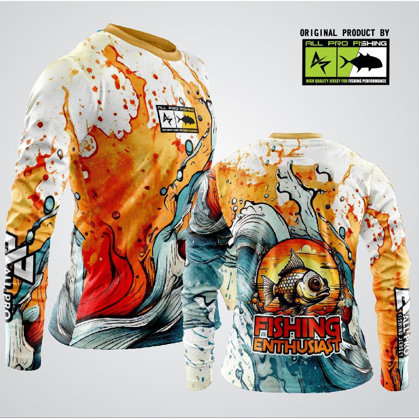 2024 New Design Baju Pancing Long Sleeve Full Sublimation 3D Printed ...