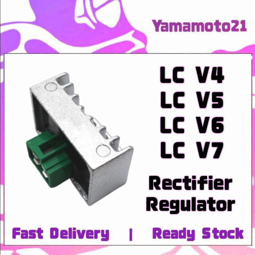 Yamaha LC135 135LC LC 135 V4 V5 V6 V7 Rectifier & Regulator Assy Rec ...