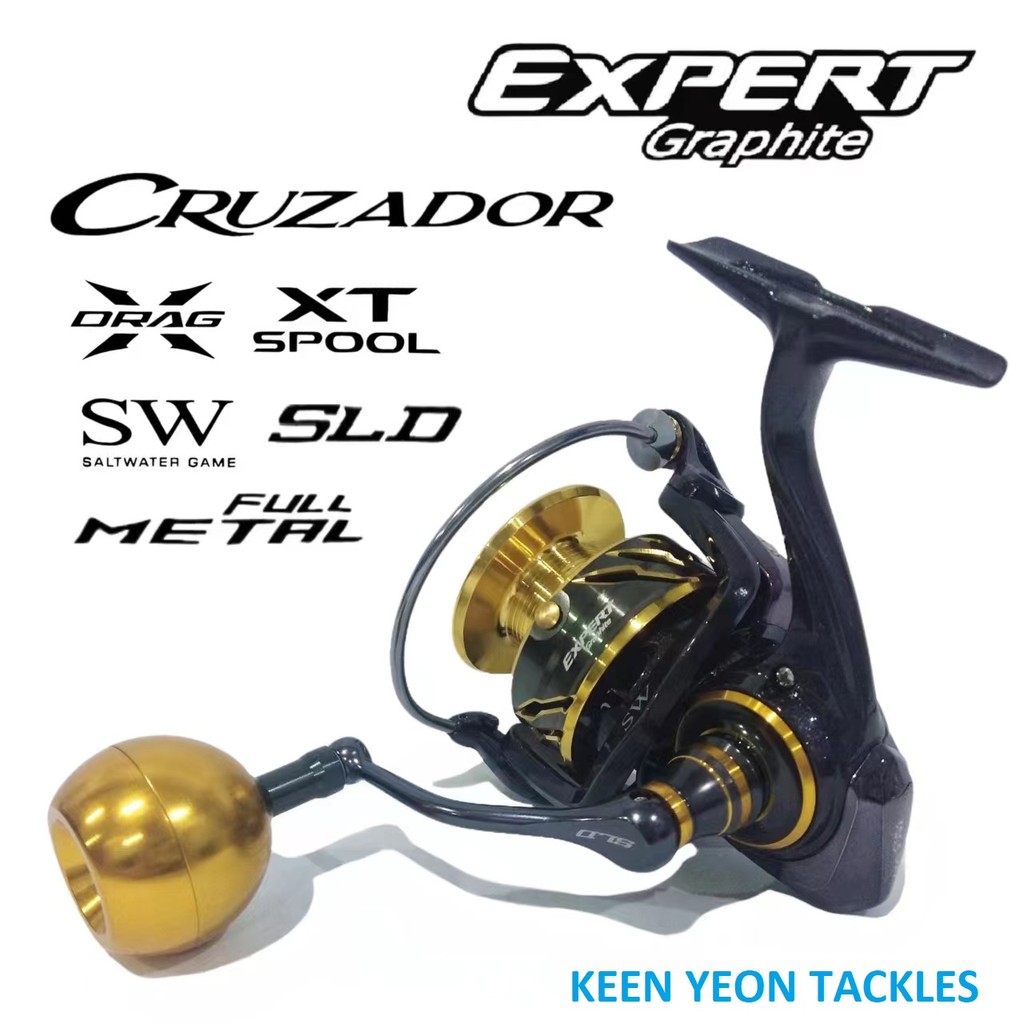 EXPERT GRAPHITE CRUZADOR SPINNING REEL | Shopee Malaysia
