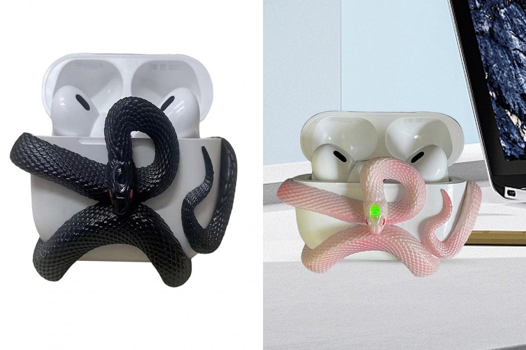 Snake Protective Case for Headphones Protective Cover for Earbuds with ...