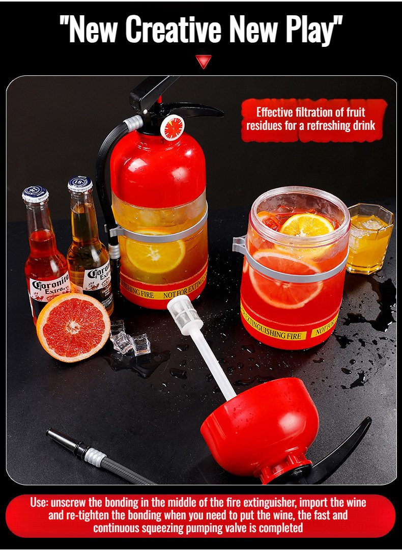 Mini Water Dispenser Press Type Root Beer Machine Fire Extinguisher ...