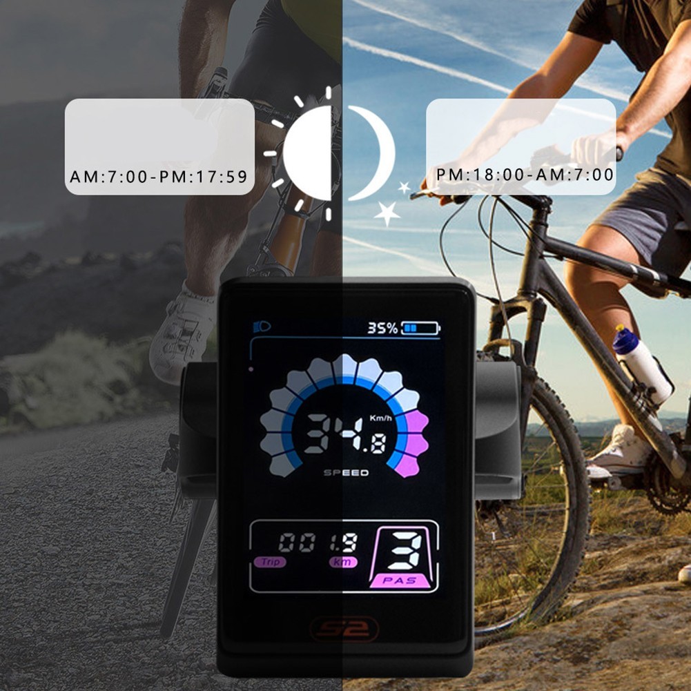 hot| Electric Bike Computer Indicator Meter Panel for BAFANG BBS01 ...