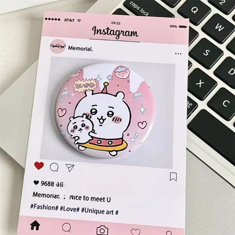 3Pcs Cute Creative Japanese Brooch Anime Figure Kawaii Chiikawa ...