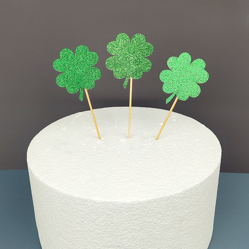 Green Grass Cake Plugin Set Rural Plant Birthday Cake Decoration Plugin ...