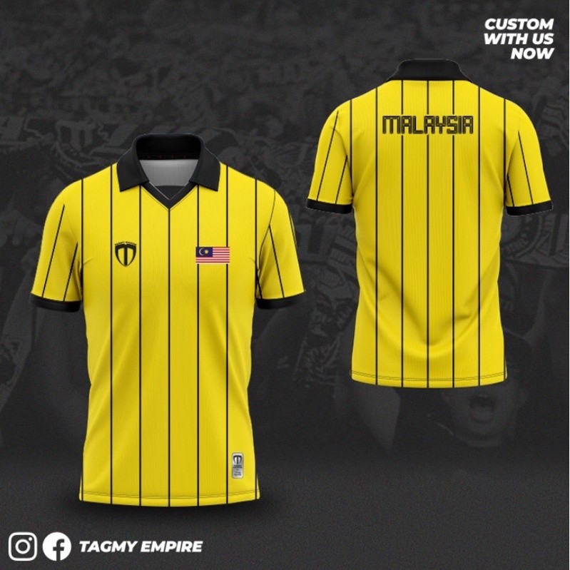 ⚽️ Malaysia Football ⚽️ Edisi RETRO | Jersi l Tshirt Bola Malaysia ...