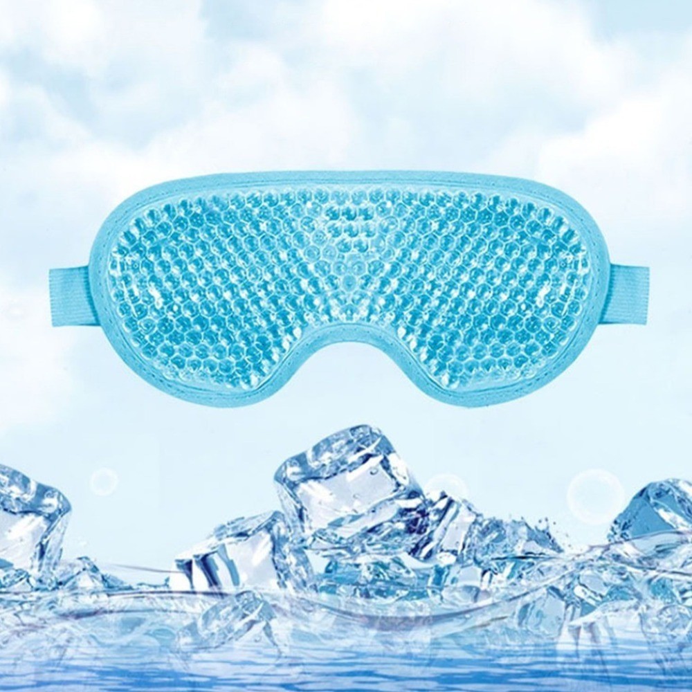 PVC Gel Reusable for Puffy Eye Ice Pack Soft Plush Backing Cooling ...