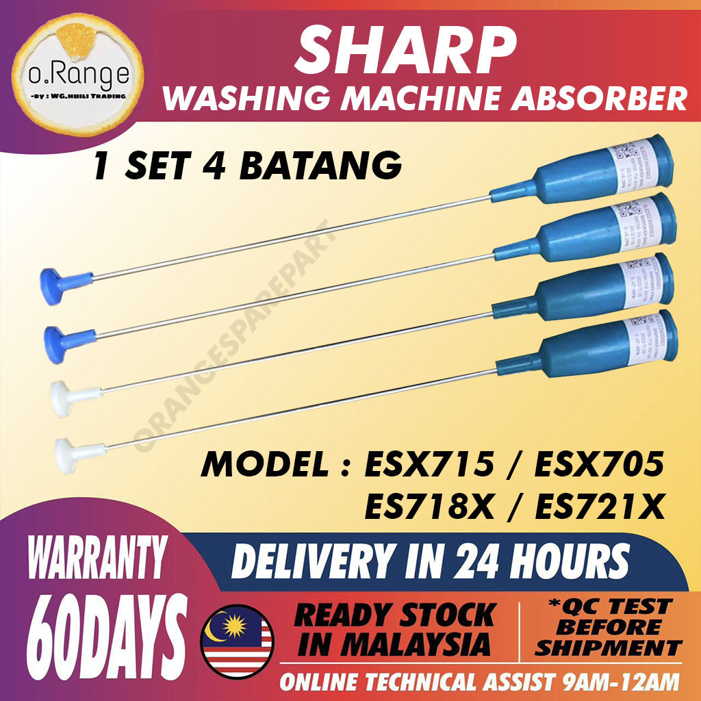 ESX715 ESX705 ES718X ES721X SHARP Washing Machine ABSORBER (DAMPER ...