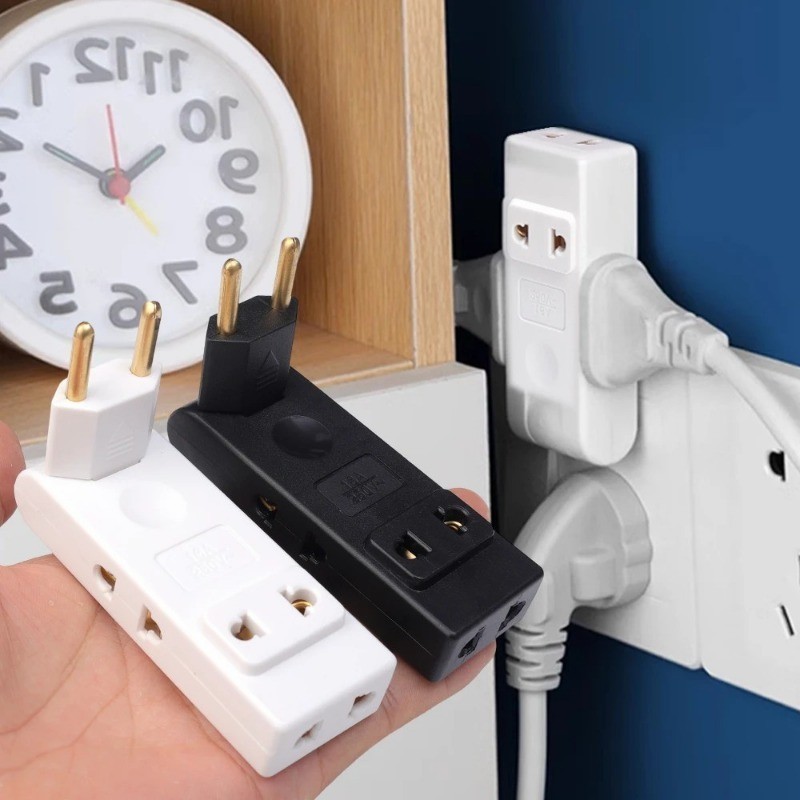 4 in 1 EU Electrical Socket - 180 Degree Rotation Plug Adapter ...