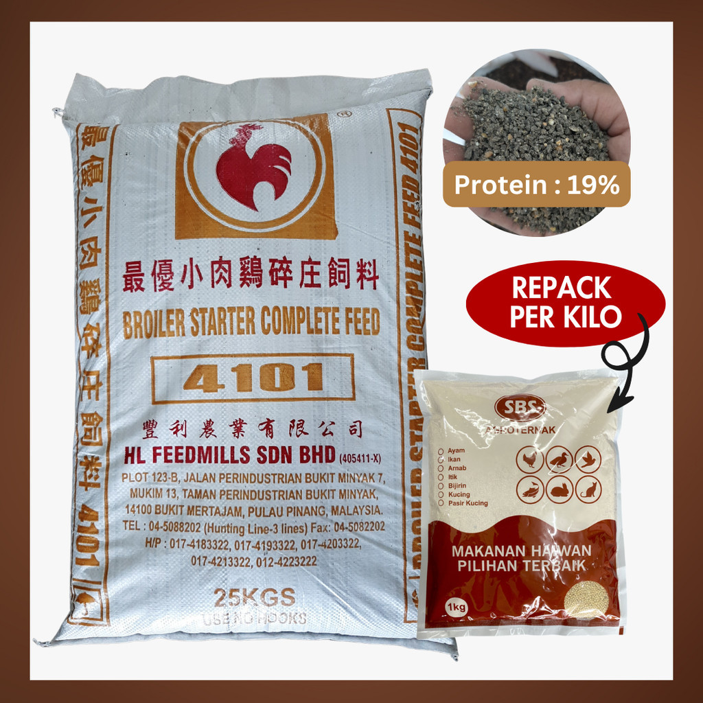 [10KG] [4101] [REPACK] Dedak Makanan Ayam Halus Berkualiti Tinggi ...