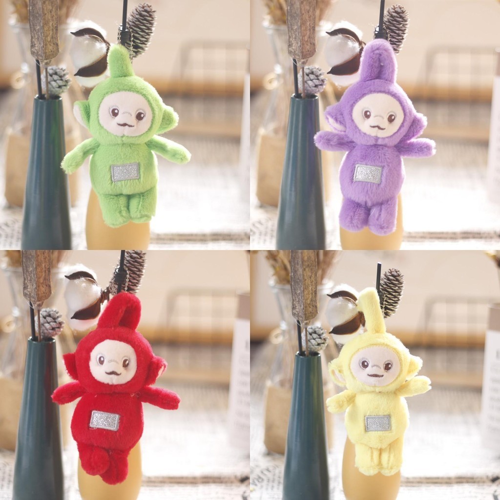Yellow Teletubbies Plush Keychain Soft And Cute Bag Animal Charm Doll ...