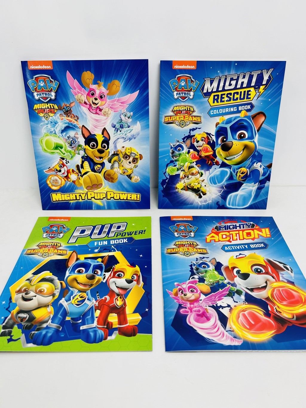 Paw Patrol Mighty Pups Super Paws Activity Book Case For Kids With 4 ...