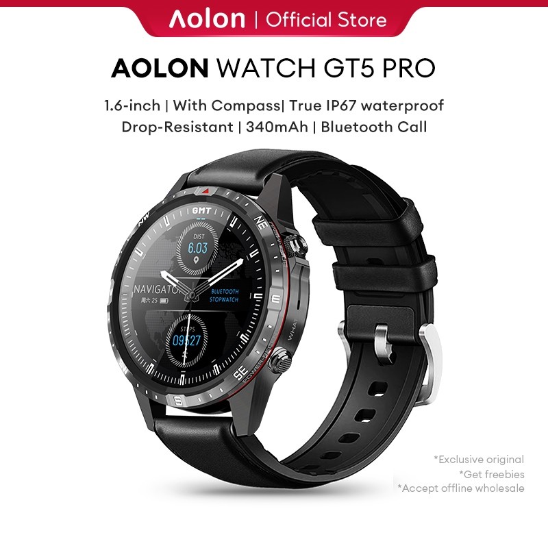 Aolon Smart watch GT5 Pro 2024 Original New Model Compass Smartwatch ...
