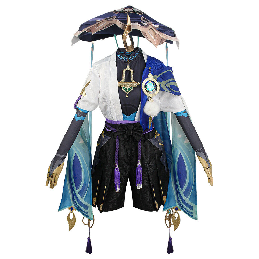 Anime Game Genshin Impact Wanderer Cosplay Costume Balladeer Game ...